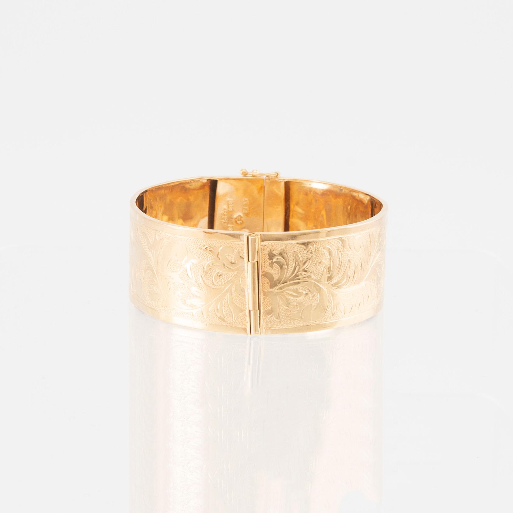 Armband stelt 18K guld. - Bukowskis