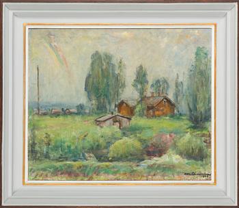 Mikko Oinonen, oil on canvas, signed and dated 1945. - Bukowskis