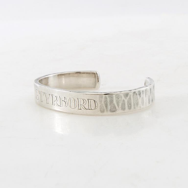 Elon Arenhill, armband, silver, Elona, Malmö, 1976. - Bukowskis