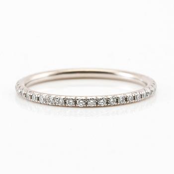 Tiffany & Co, "Metro Ring" full eternity ring in 18K white gold with ...
