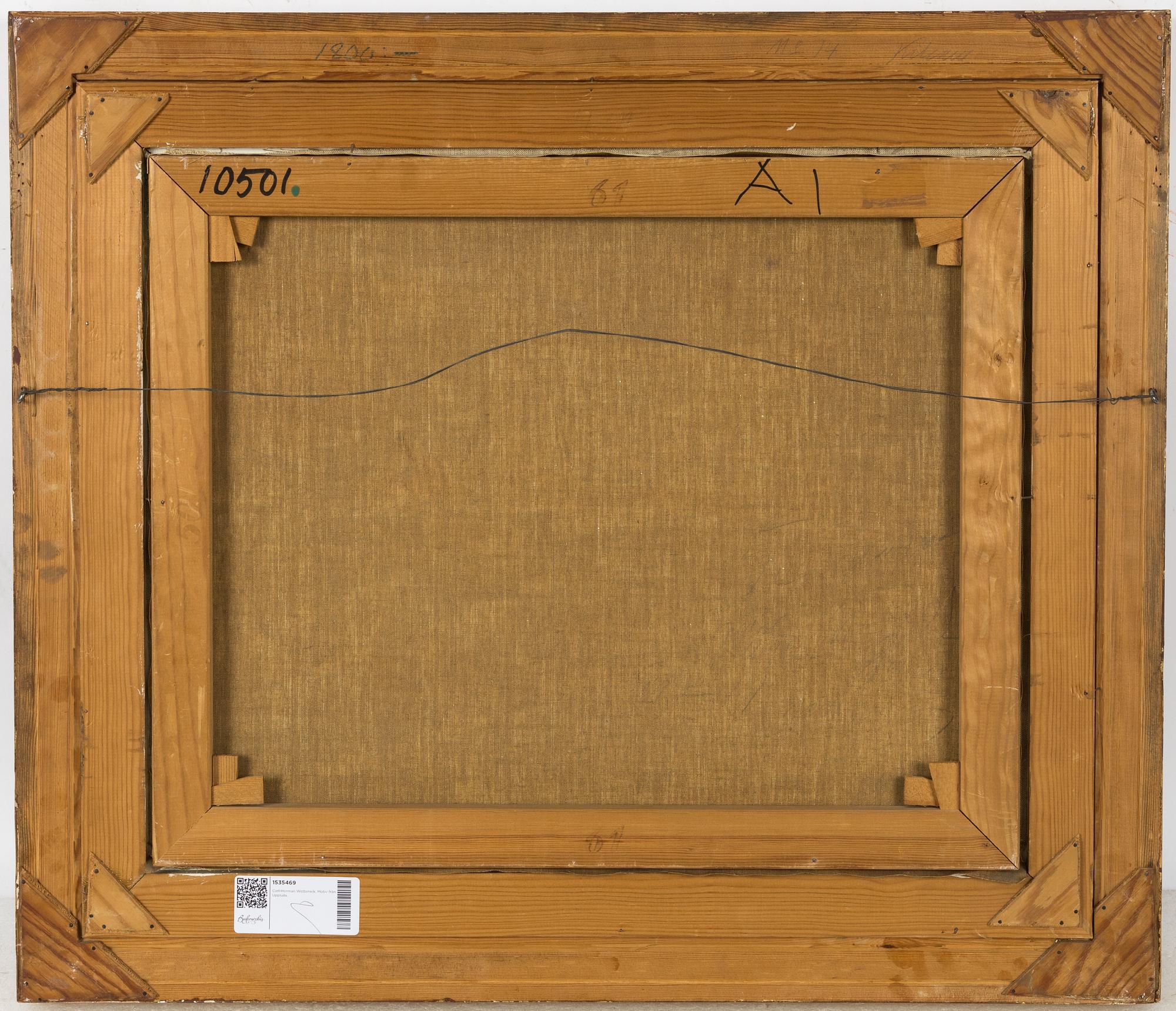 Carl-Herman Wetterwik, Scene from Uppsala. - Bukowskis