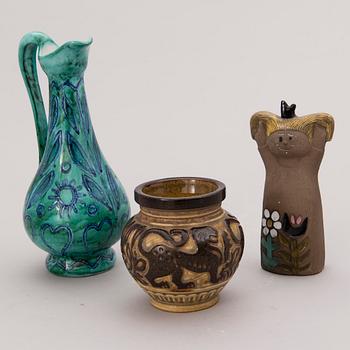 Three Swedish and Finnish ceramic objects, mid-second half of 20th ...