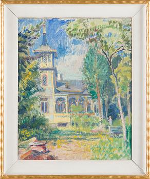 Alex Rapp, Villa in a Verdant Garden. - Bukowskis