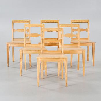 Six 20th century chairs, designed by Evert Genzell. - Bukowskis