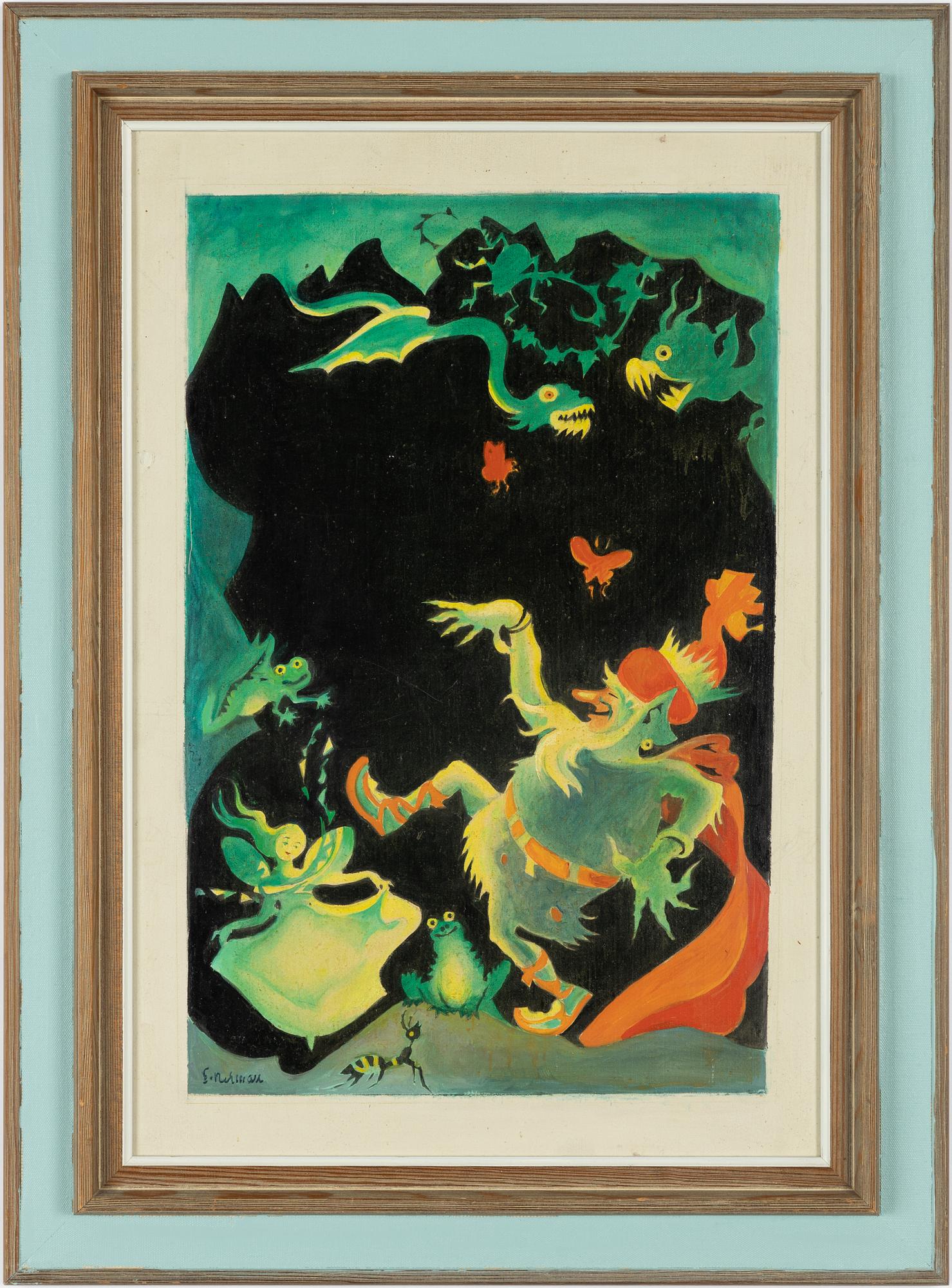 Einar Nerman, "Trollgrottan". - Bukowskis