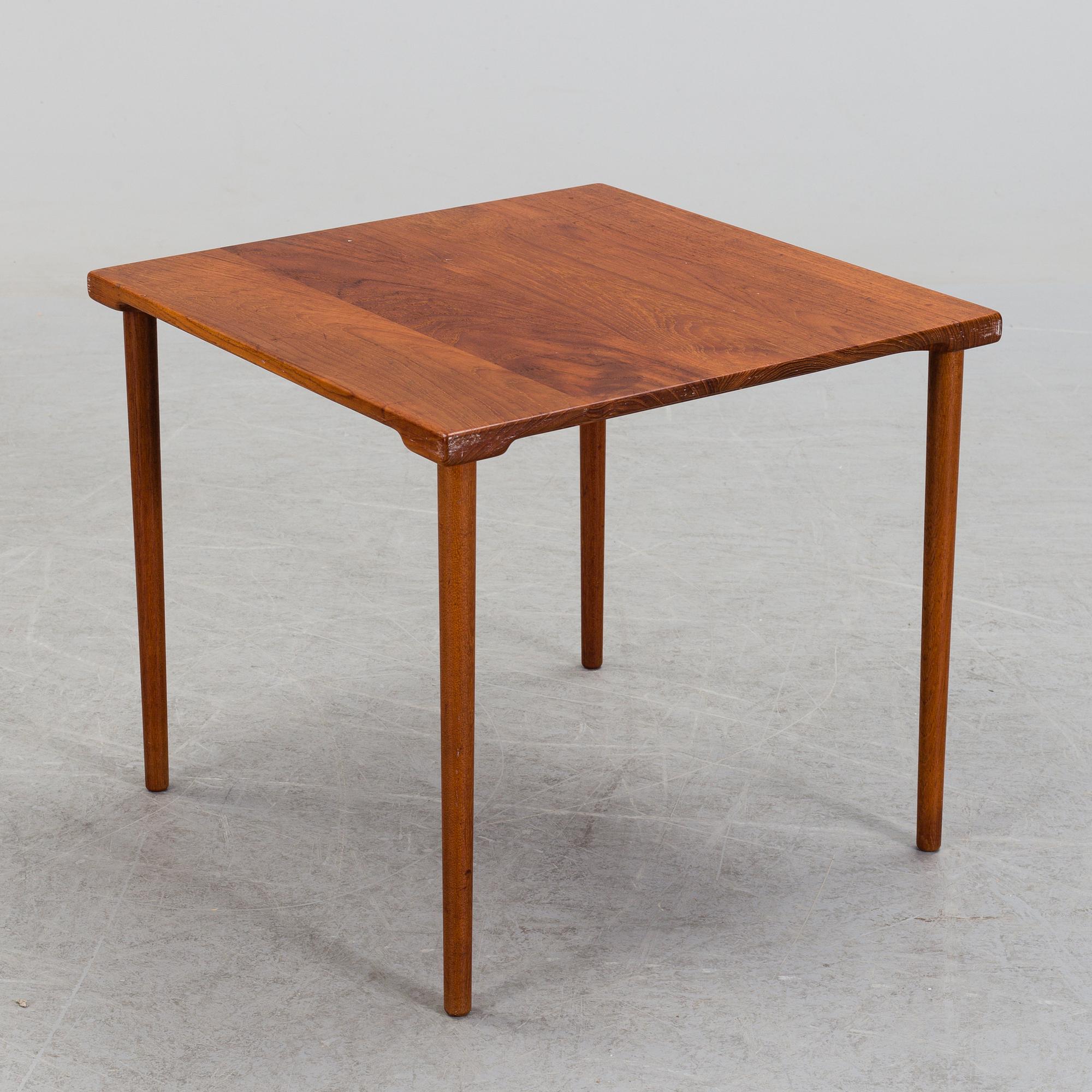 PETER HVIDT & ORLA MOLGAARD, A teak side table from France & Daverkosen ...