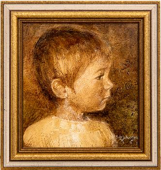 Fritz Jakobsson, boy portrait. - Bukowskis