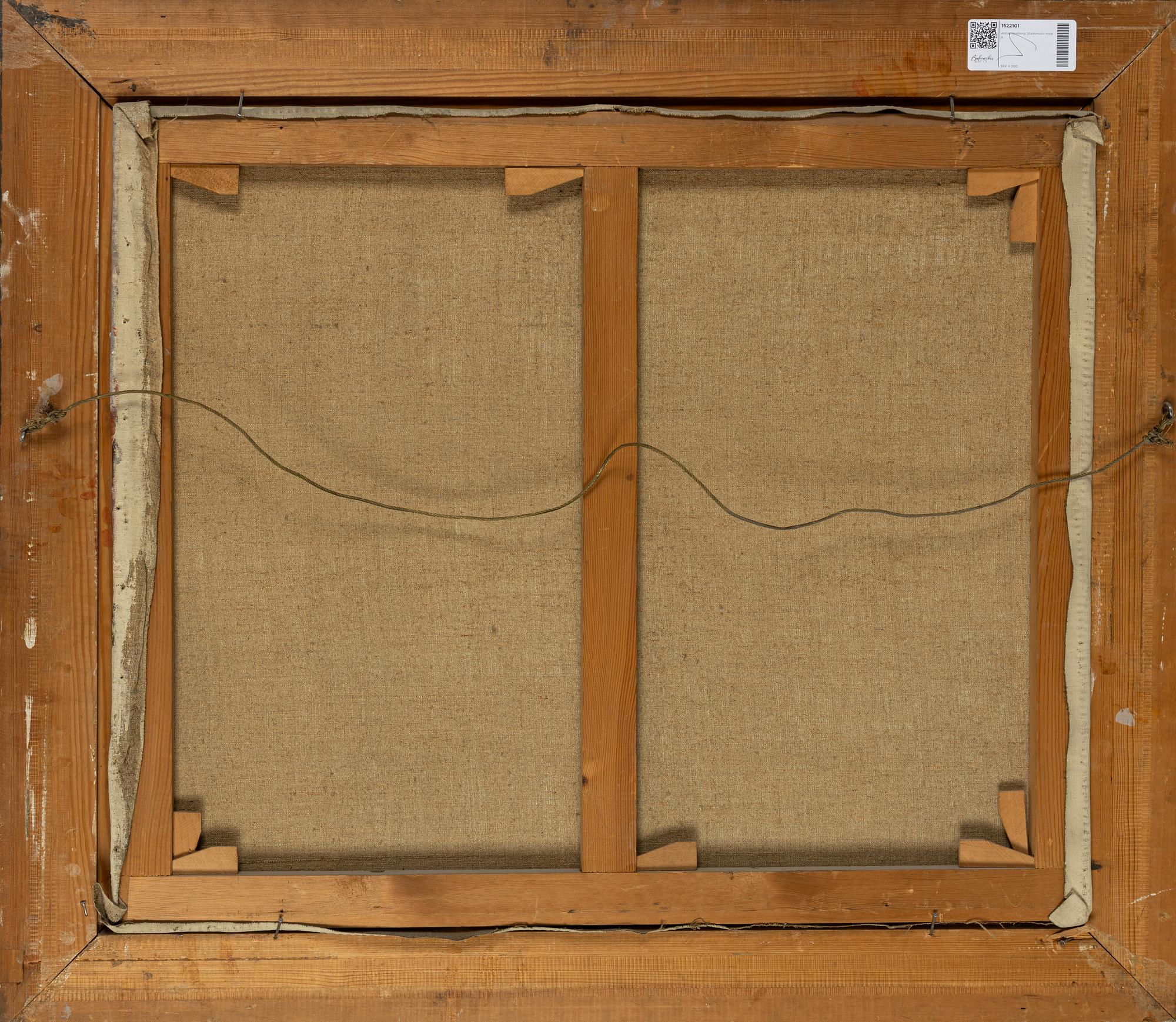 Anton Genberg, Cityscape with River. - Bukowskis