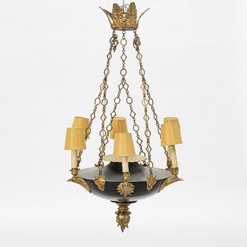 An empire style ceiling lamp, early 20th century. - Bukowskis