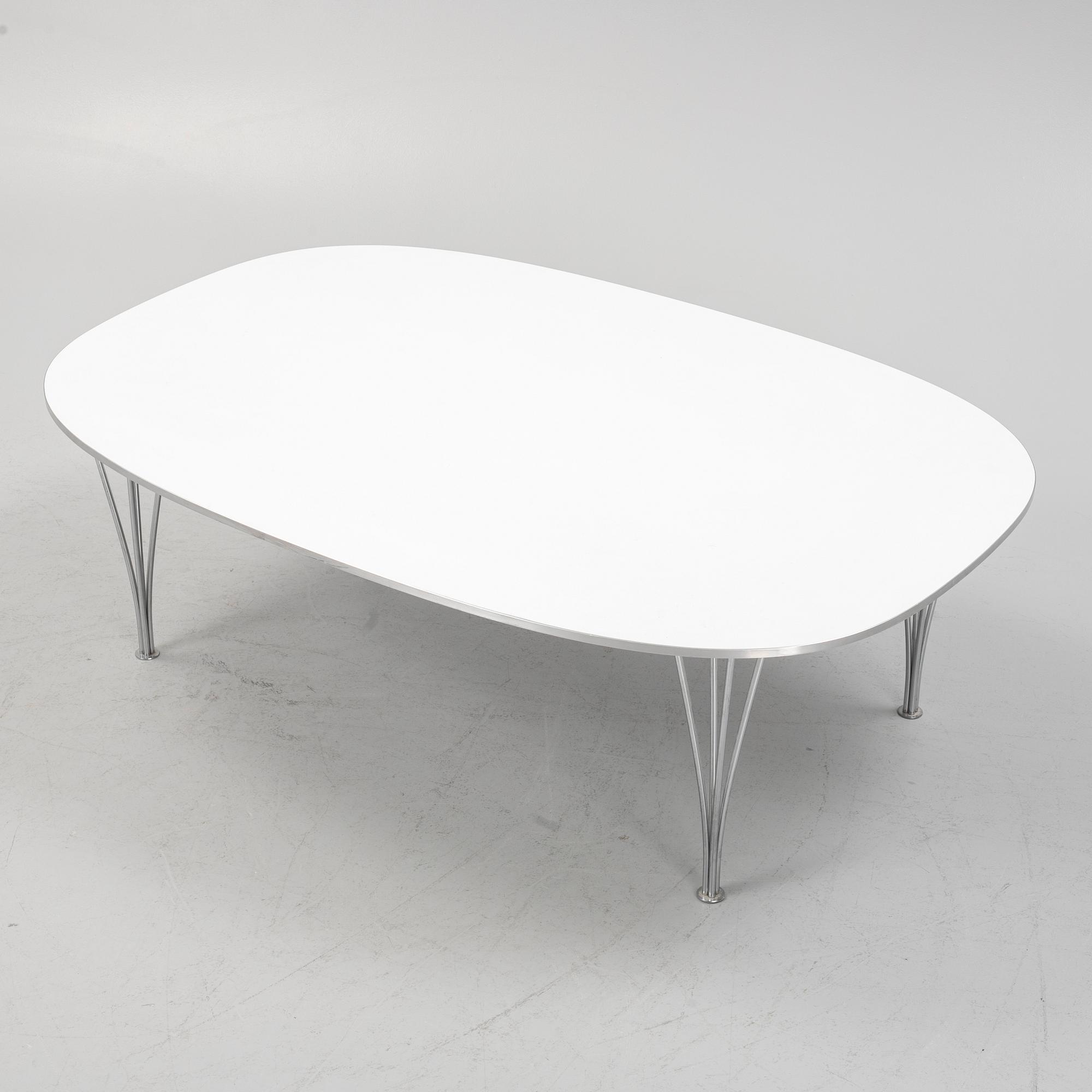 Bruno Mathsson & Piet Hein, soffbord, "Superellips", Fritz Hansen ...