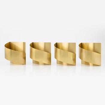 Peter Celsing, wall lamps 4 pcs "Band" Falkenberg's lighting, late 20th ...