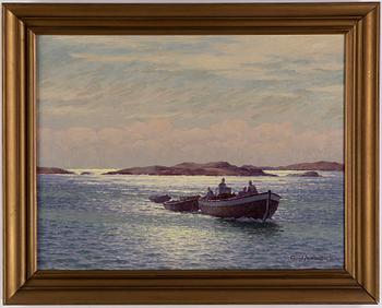 Emil Ekman, oil on canvas, signed. - Bukowskis
