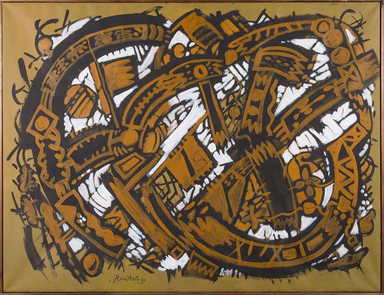 EINO RUUTSALO, akryl på duk, signerad och daterad -87. - Bukowskis