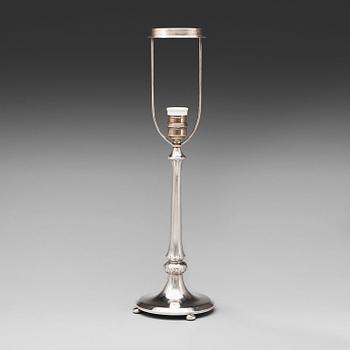 A B.H Edlund silver table lamp, Stockholm 1927. - Bukowskis