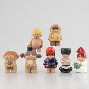 Lisa Larson, figurines, 7 pcs, Gustavsberg. - Bukowskis