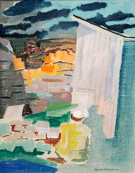 Axel Olson, "Solnedgång Söndrum". - Bukowskis