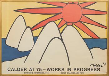 ALEXANDER CALDER, efter, utställningsaffisch, New York 1973. - Bukowskis