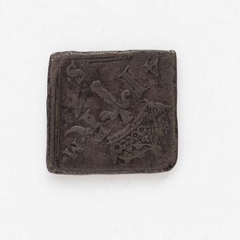 Johan III, clipping, 4 marks, 1571. - Bukowskis