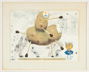 PG Thelander, a lithograph in colours, signed P. G. Thelander and ...