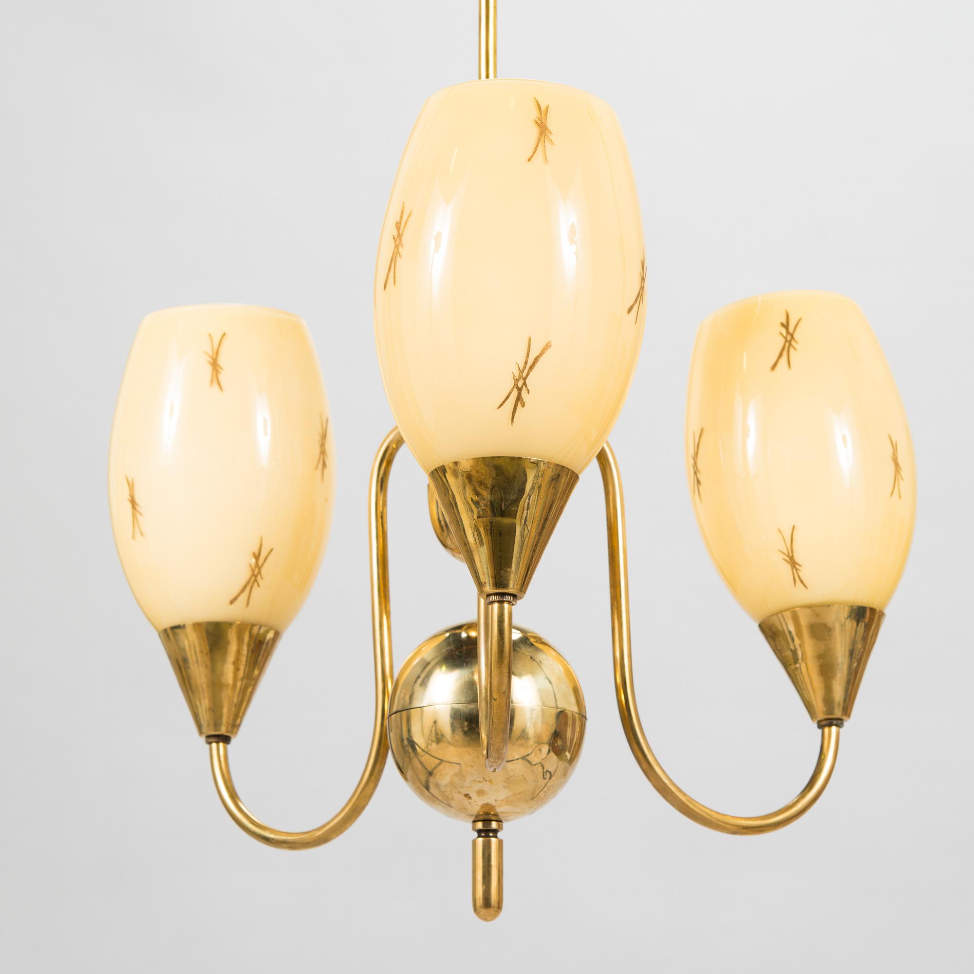 Paavo Tynell, a 1930's '1916/3' chandelier for Taito. - Bukowskis