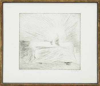 EVERT LUNDQUIST, etching, signed and numbered 10/50. - Bukowskis