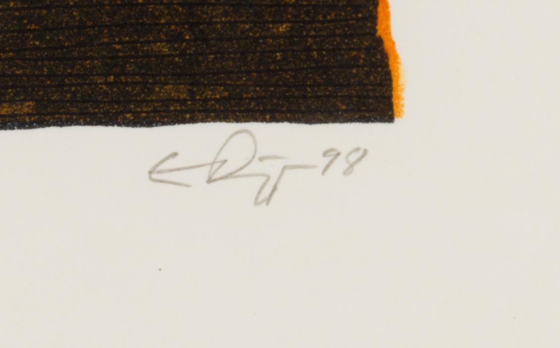 ESA RIIPPA, etching, aquatint, signed and dated -98, numbered 34/75 ...