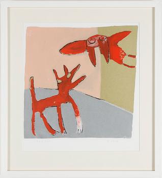 CAMILLA PYK, lithograph in colours, signed C Pyk and numbered 190/200 ...