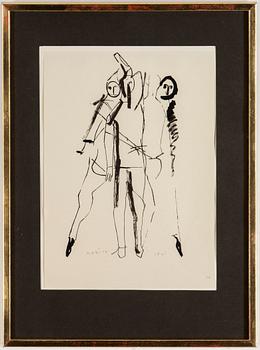 MARINO MARINI, lithograph in colours signed and dated, 1961. - Bukowskis