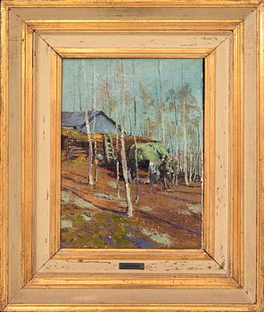 Axel Lind, oil on canvas signed. - Bukowskis