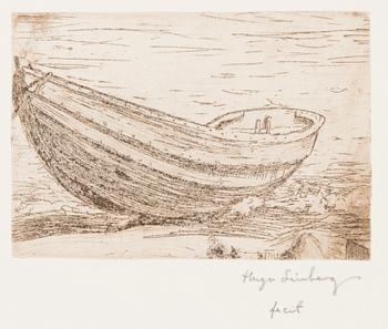 HUGO SIMBERG, etching, sign fecit. - Bukowskis