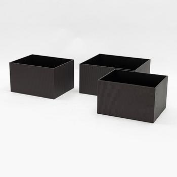 Pinetti, three storage boxes, Italy, 21st Century. - Bukowskis