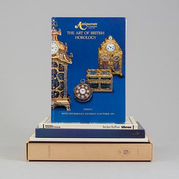KLOCKLITTERATUR, 5 st, bl.a. A Century of Cartier Wristwatches by ...
