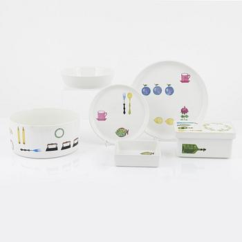 Stig Lindberg, servis, flintgods, 22 delar, "Pynta", Gustavsberg ...