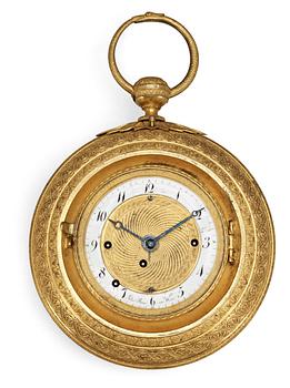 An Austrian Empire carriage clock by Peter Rau in Vienna. - Bukowskis