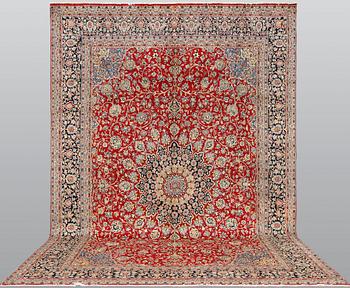 A carpet, Kerman, signed, ca 450 x 300 cm. - Bukowskis