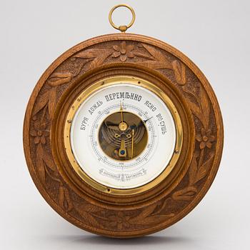 A Russian barometer from the end of the 19th Century. - Bukowskis
