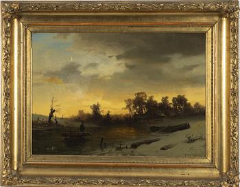 Axel Nordgren, oil on canvas, signed. - Bukowskis