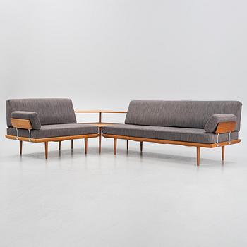 Peter Hvidt & Orla Mølgaard Nielsen, a three-piece teak furniture-suit ...