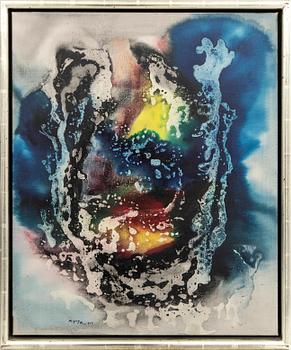 August Puig, oil on canvas signed and dated 1957. - Bukowskis