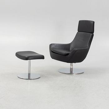 Roger Persson, fåtölj med fotpall, "Happy Swing", Swedese, 2000-tal ...