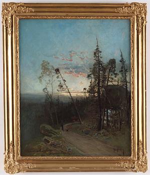 JOHAN "JOHN" KINDBORG, oil on canvas, signed and dated -83. - Bukowskis