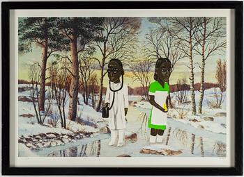 Marianne Lindberg De Geer, colour lithograph, signed and numbered 139/ ...