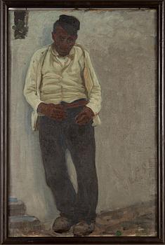 Pelle Swedlund, oil on canvas, signed. - Bukowskis