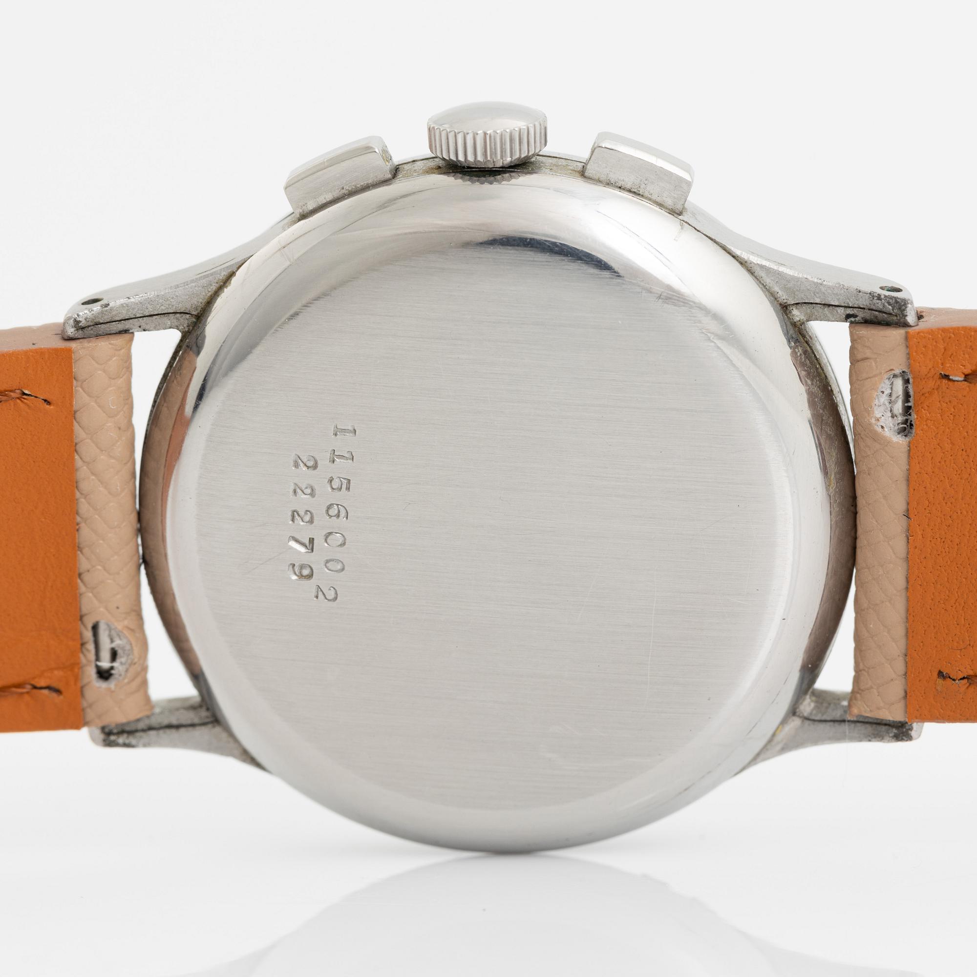 Universal Genève, Tri-Compax, chronograph, ca 1945. - Bukowskis