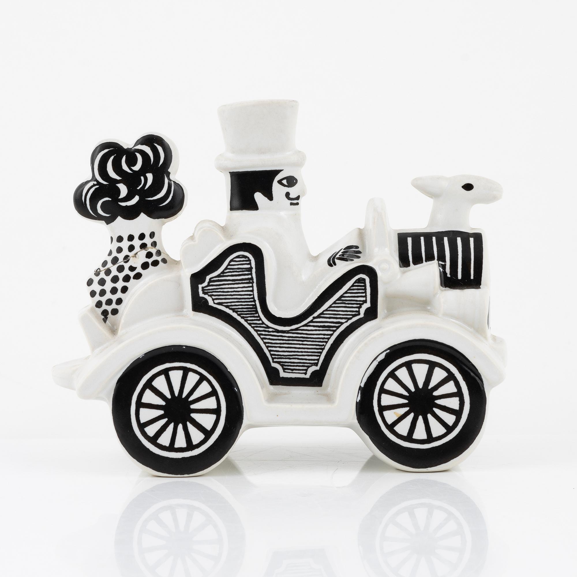 Lisa Larson, figurin, "Traffic", Gustavsberg. - Bukowskis