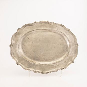 Jacob Lemon serveringsfat rokoko Stockholm 1786. - Bukowskis