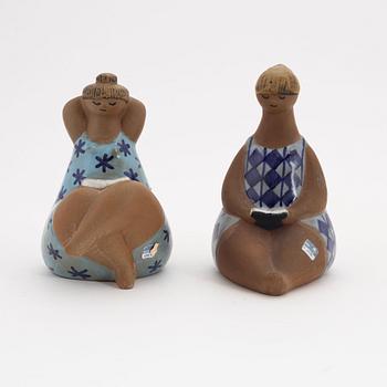 Lisa Larson, figuriner, 2st, stengods, Gustavsberg. - Bukowskis