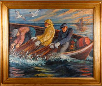 ELISE DANIELSEN, olja på duk, sign. - Bukowskis