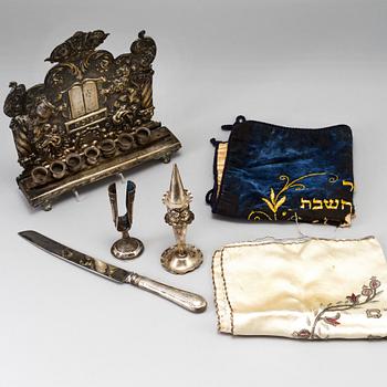 A lot of 7 pieces of judaica 20th century. - Bukowskis