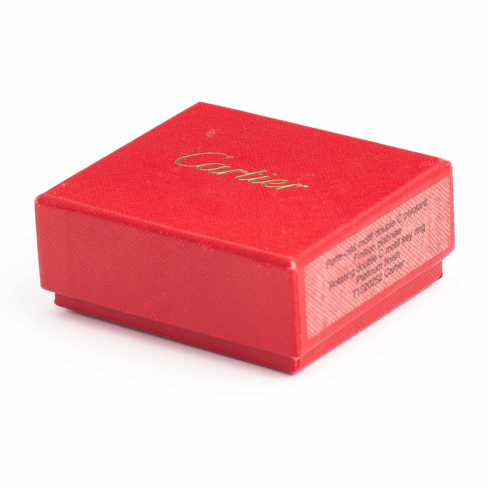 cartier ring box double